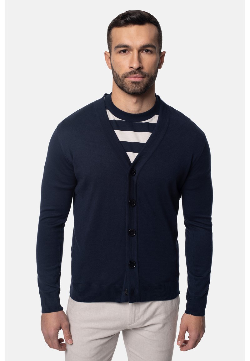 Recman Kardigan/granatowy - Zalando.pl