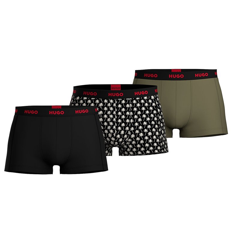 HUGO TRUNK TRIPLET DESIGN 3 PACK - Culotte - black/negro - Zalando.es