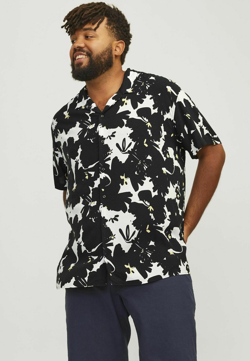 Jack & Jones HAWAII - Hemd - black/schwarz - Zalando.de
