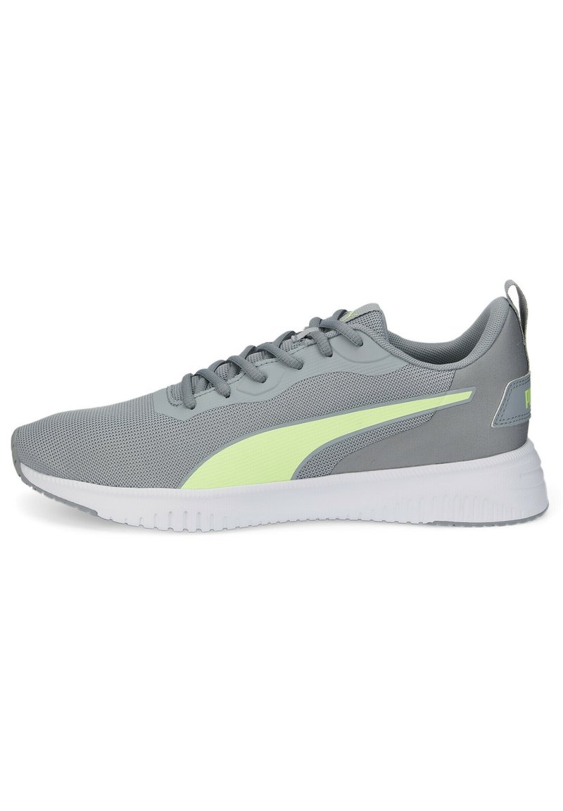 Puma FLYER FLEX - Hardloopschoenen neutraal - quarry fizzy apple/grijs ...