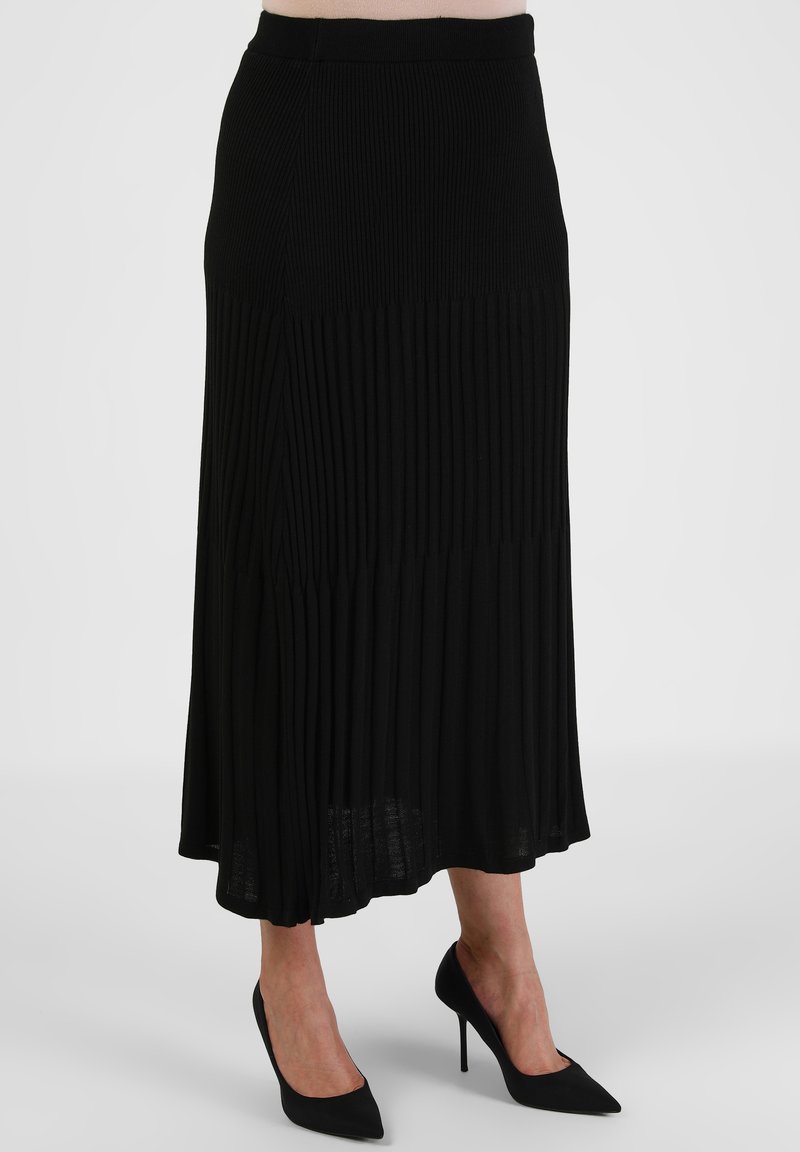 Modanisa PLUS SIZE ALIA - A-line skirt - black - Zalando.ie