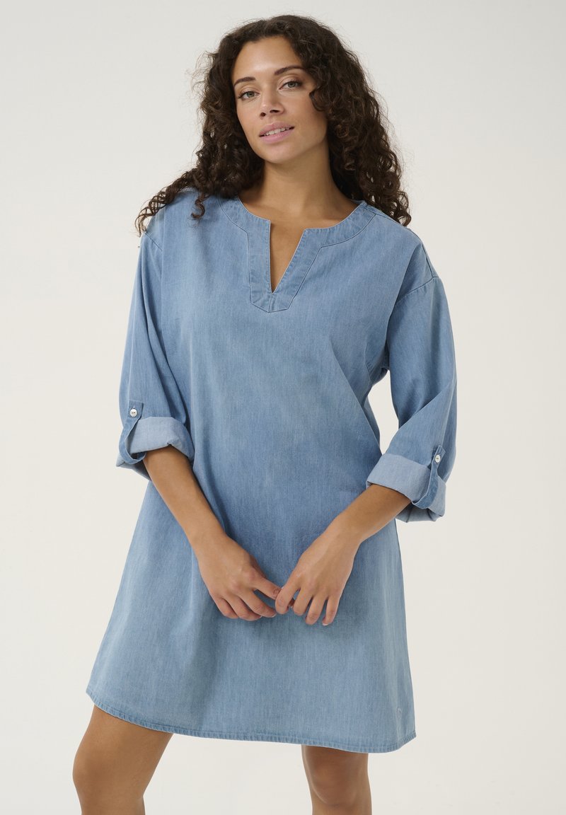Cream Tuniek - blue denim/blauw denim/bluedenim - Zalando.be
