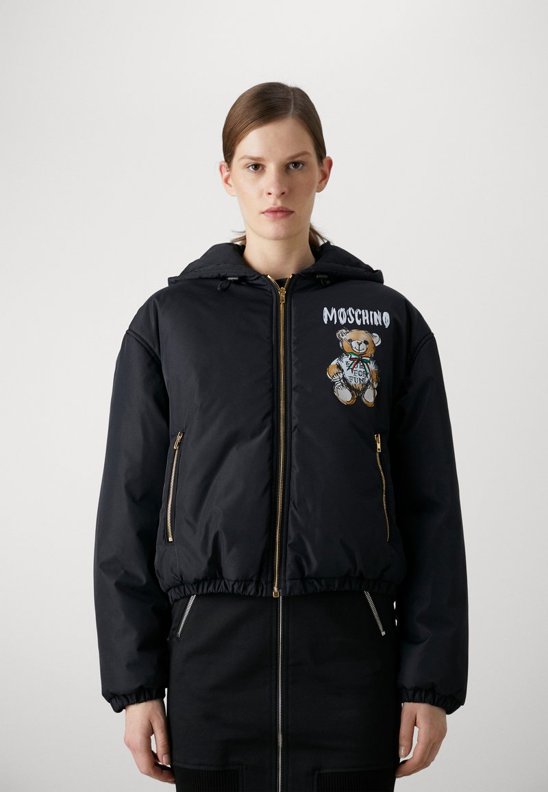 MOSCHINO JACKET - Winter jacket - fantasy black/black - Zalando.co.uk
