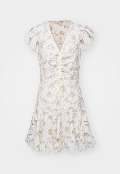 Polo Ralph Lauren DAGANI SHORT SLEEVE DAY DRESS - Vardagsklänning - mint floral/flerfärgad ...