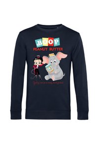 Henry Tiger BETTY BOOP PEANUT BUTTER - Felpa - navy blue/blu scuro ...