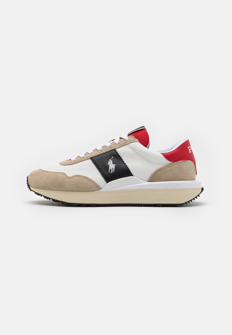 Polo Ralph Lauren TRAIN UNISEX - Trainers - milkshake/black/red/white ...