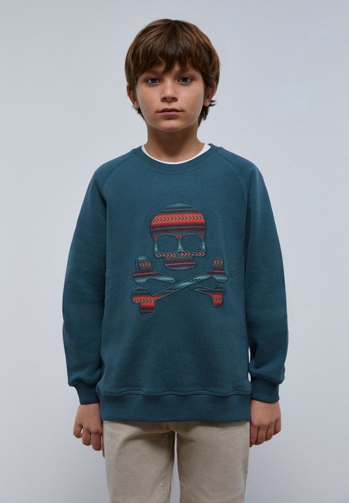 Scalpers VILLAGE SKULL TEE - T-shirt imprimé - white/blanc - ZALANDO.BE