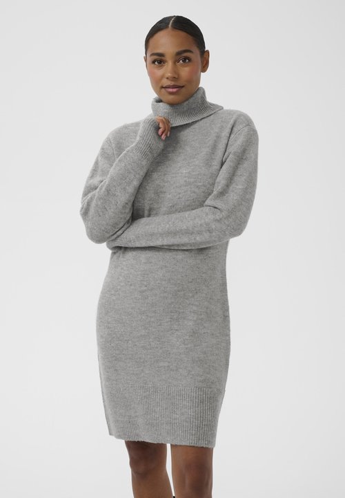 YAS FONNY LS ROLL NECK NOOS - Neulemekko - black/musta - Zalando.fi