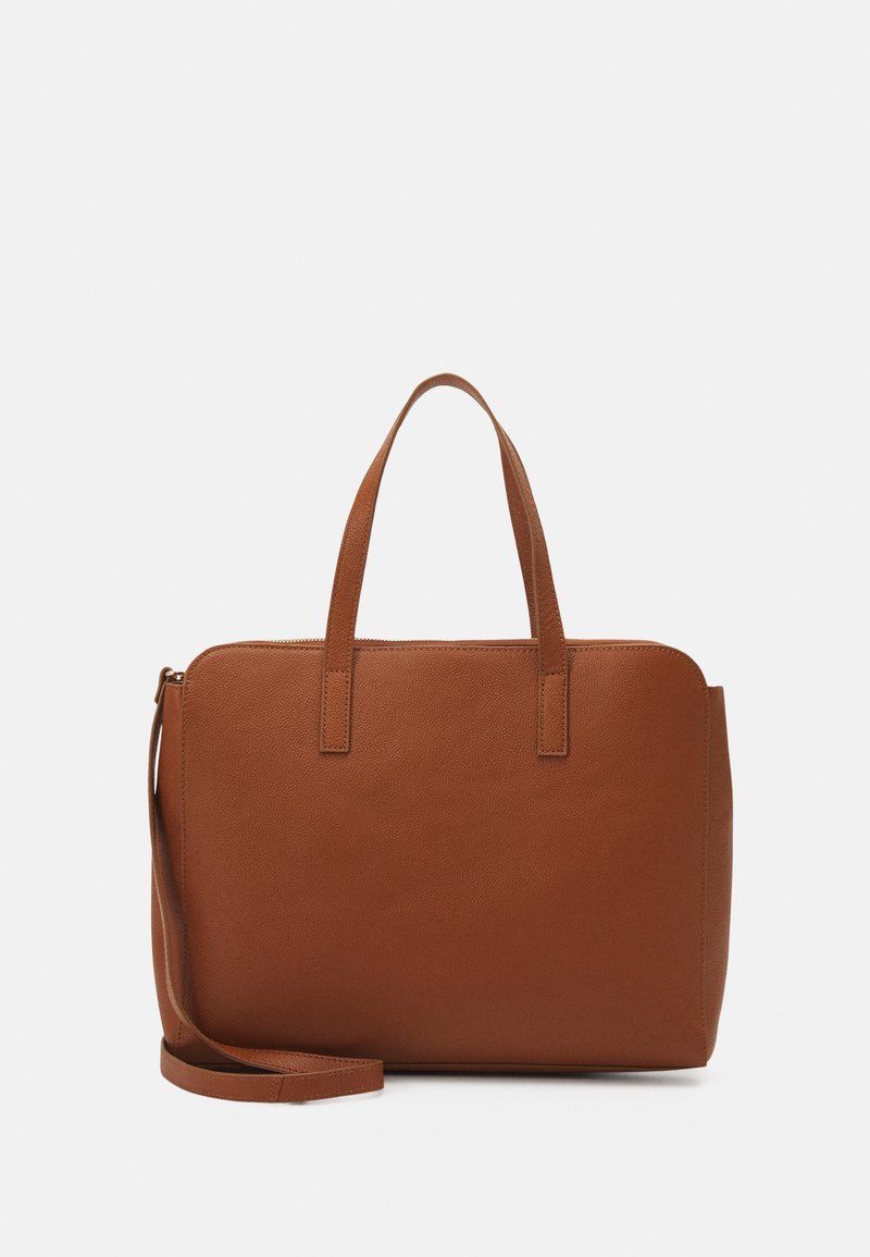 Zign LEATHER - Laptop bag - cognac - Zalando.de
