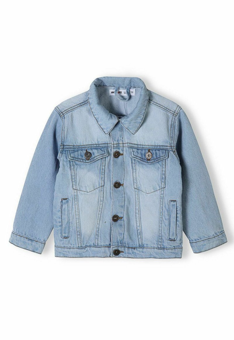 MINOTI COLLAR LONG SLEEVE - Spijkerjas - light blue denim/lichtblauw ...