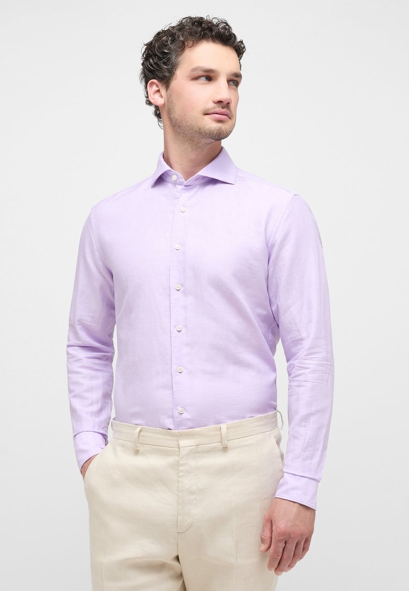 Eterna LINEN SHIRT - SLIM FIT - Hemd - lavender/lila - Zalando.de