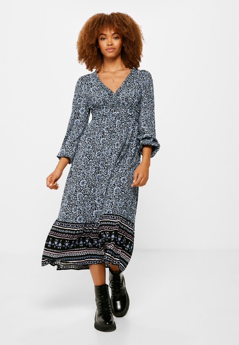 Springfield FLOWER PRINT - Day dress - dark blue - Zalando.de