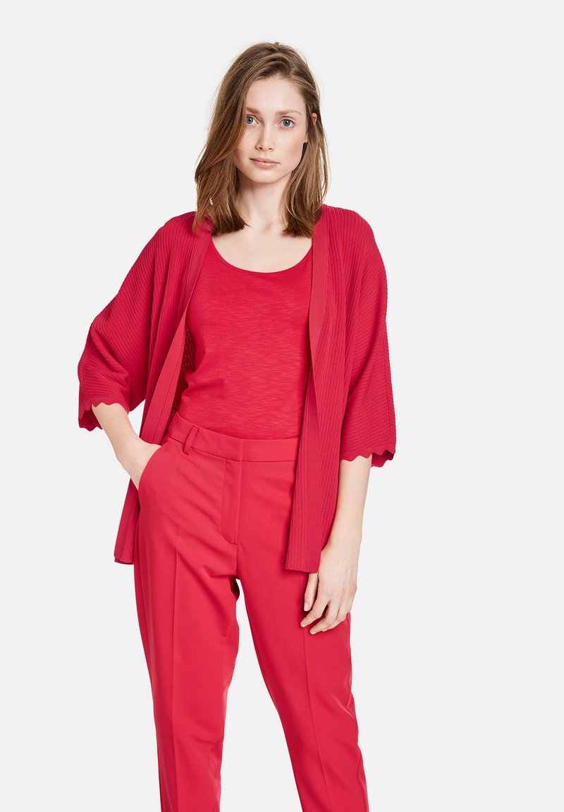 Taifun OFFENE MIT HALBEM ARM - Strickjacke - rose kiss/pink - Zalando.de