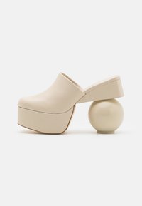 Cult Gaia MAUDE MULE - Pantolette hoch - off white/offwhite - Zalando.at