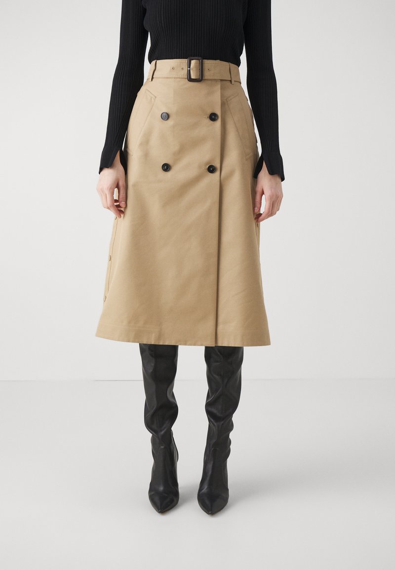 WEEKEND MaxMara NEBBIA - A-linjainen hame - beige - Zalando.fi