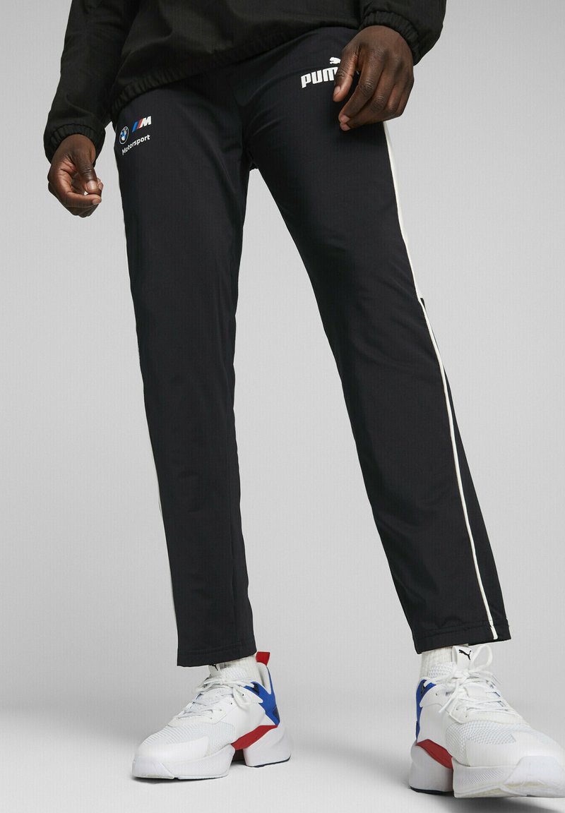 Puma BMW M MOTORSPORT MT7 SLIM JOGGING - Träningsbyxor - black/svart ...
