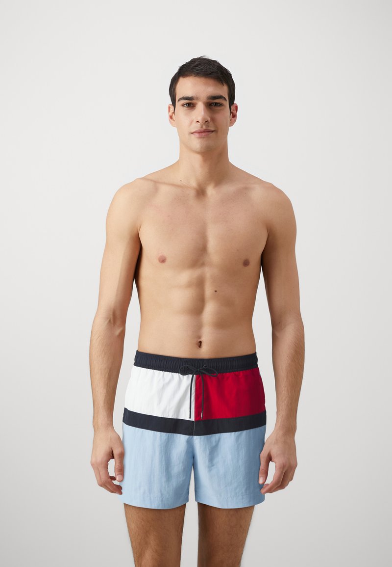 Tommy Hilfiger CORE FLAG - Uimashortsit - well water/vaaleansininen ...