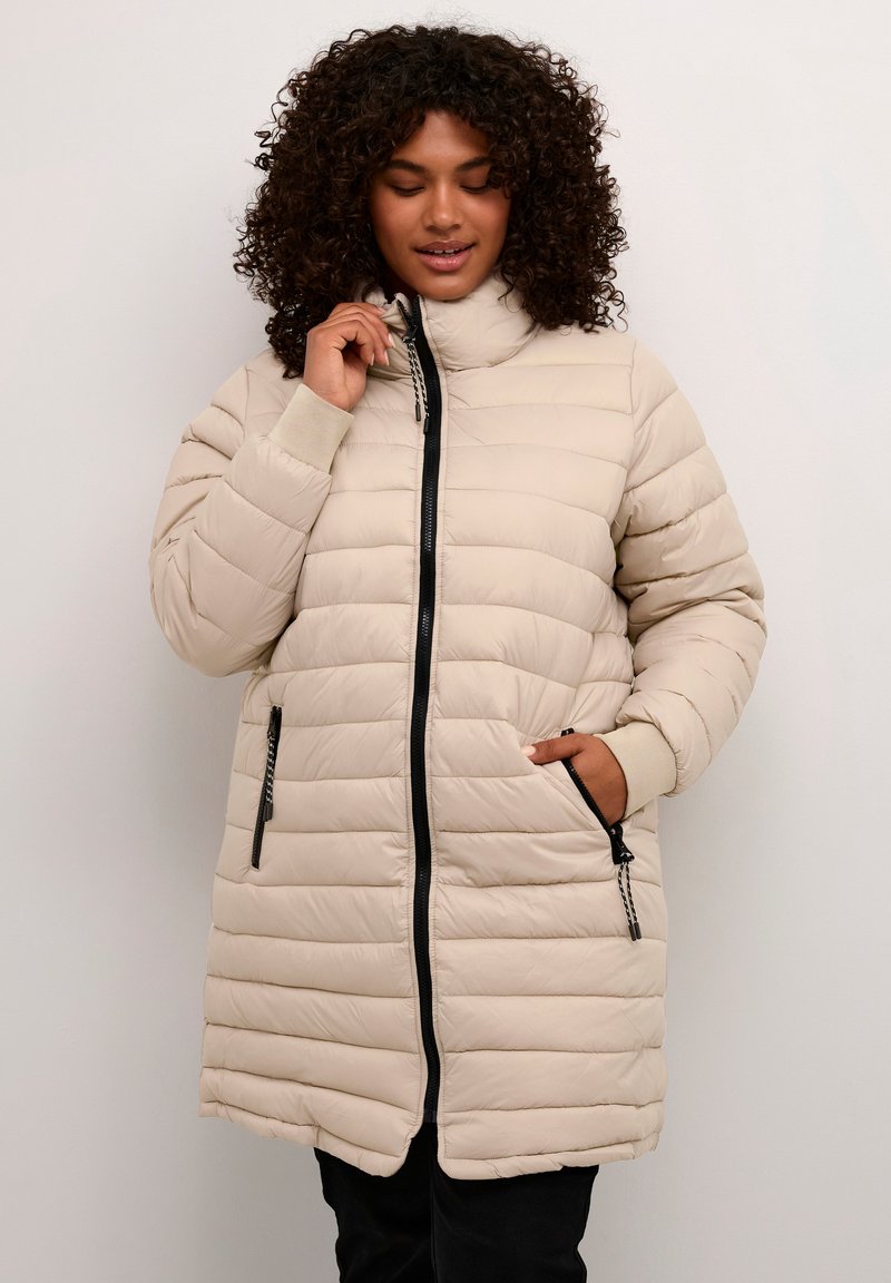 Kaffe Curve PLUS SIZE - Płaszcz zimowy/szary - Zalando.pl