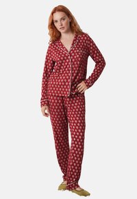 women'secret SET - Pyjama set - red - Zalando