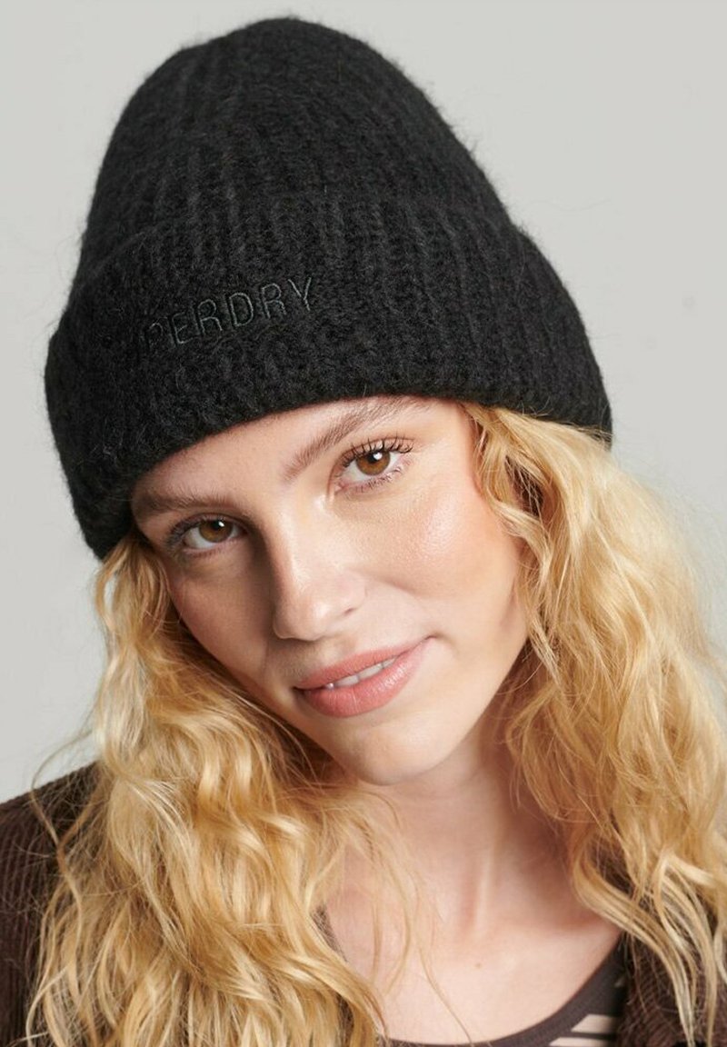 Superdry ESSENTIAL - Gorro - black/negro - Zalando.es