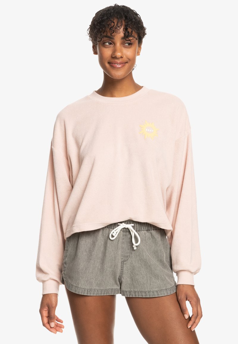 Roxy BETTER NOT WAIT FROTTEE - Sweatshirt - mek/pink - Zalando.co.uk