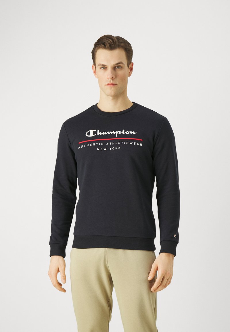 Champion GRAPHIC SHOP CREWNECK - Sweater - navy/donkerblauw - Zalando.nl