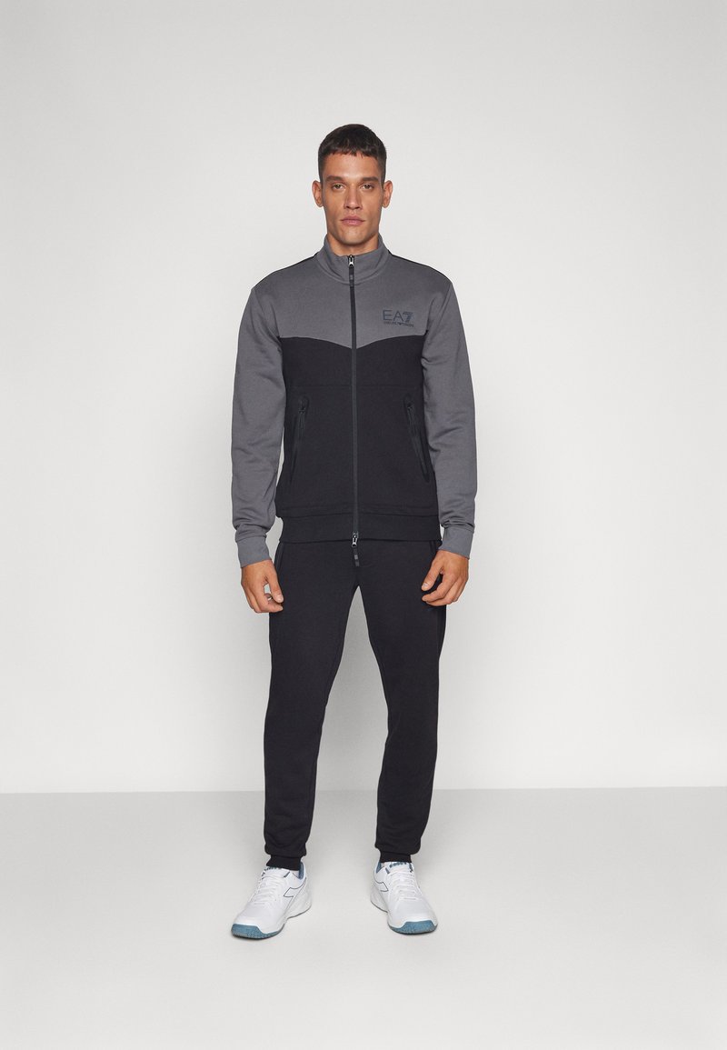 EA7 Emporio Armani TUTA SPORTIVA - Tracksuit - black - Zalando.ie