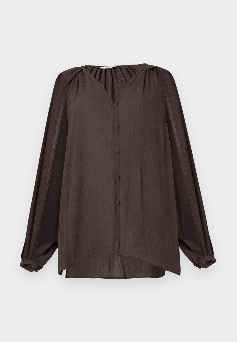Rodebjer BEA - Blus - dark coffee/brun - Zalando.se