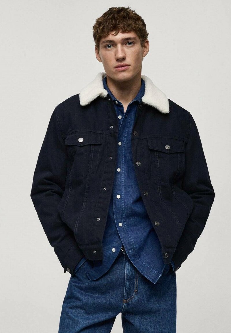 Mango WASP - Denim jacket - dark navy/royal blue - Zalando