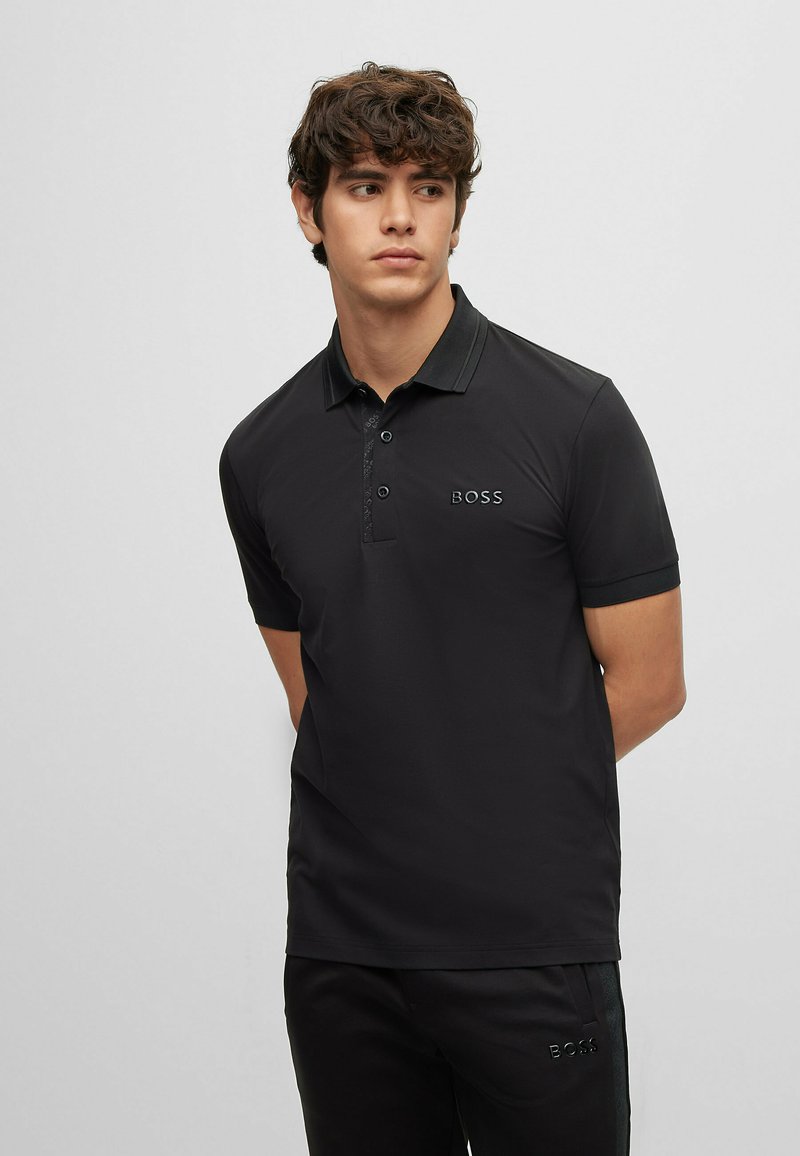 BOSS PADDY MIRROR - Polo - black one/noir - ZALANDO.BE