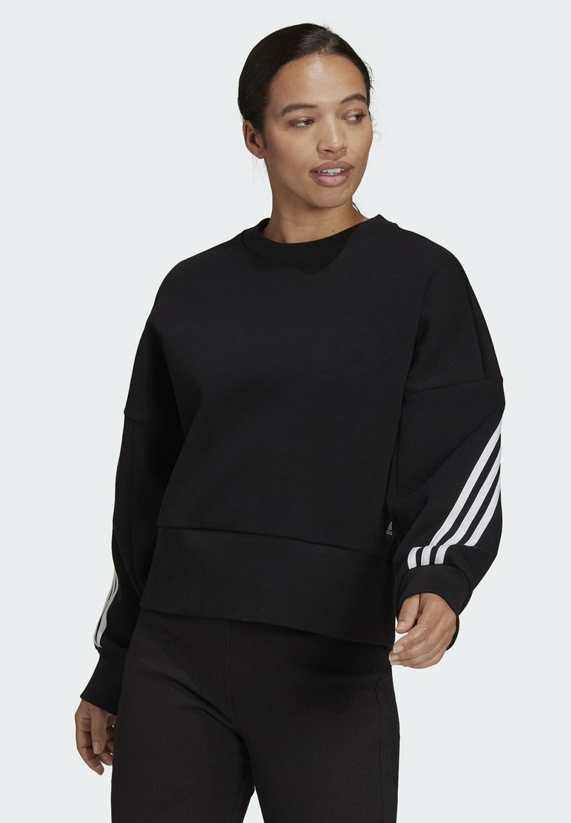 adidas Performance FUTURE ICONS STRIPES - Sweatshirt - black - Zalando ...