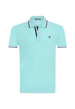 Jacey Quinn LAHEY - SHORT SLEEVE - Polo - ice blue/azul neón - Zalando.es