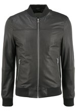 Goosecraft Leather jacket - black - Zalando