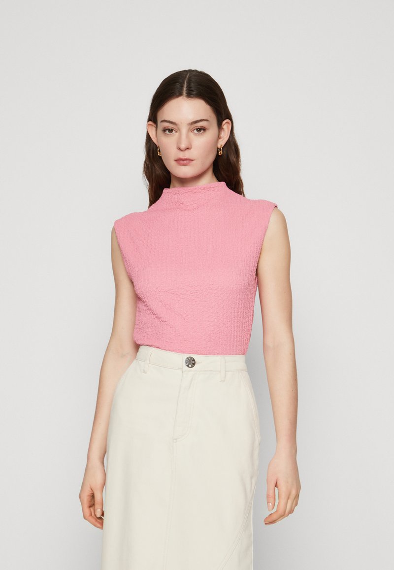 Abercrombie & Fitch TEXTURED SHELL - Top - chateau rose/pink - Zalando.de