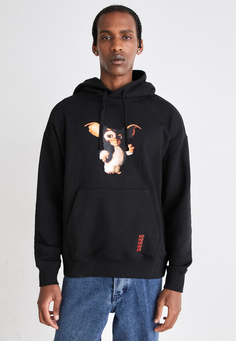 HUGO DIOBES - Hoodie - black/svart - Zalando.no