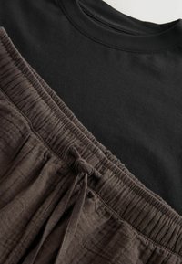 Next SHORT SLEEVE SET - Pyjama set - black brown/black - Zalando