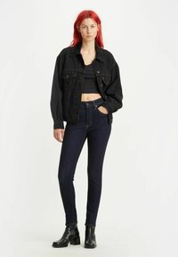 Levi's® 721™ HIGH RISE - Slim fit jeans - dark indigo rinse blue ...