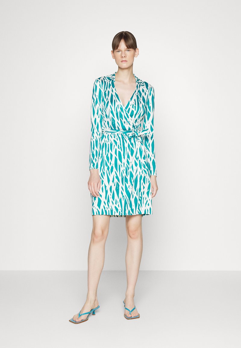 Diane von Furstenberg NEW JEANNE TWO - Jerseykleid - twigg turquoise ...