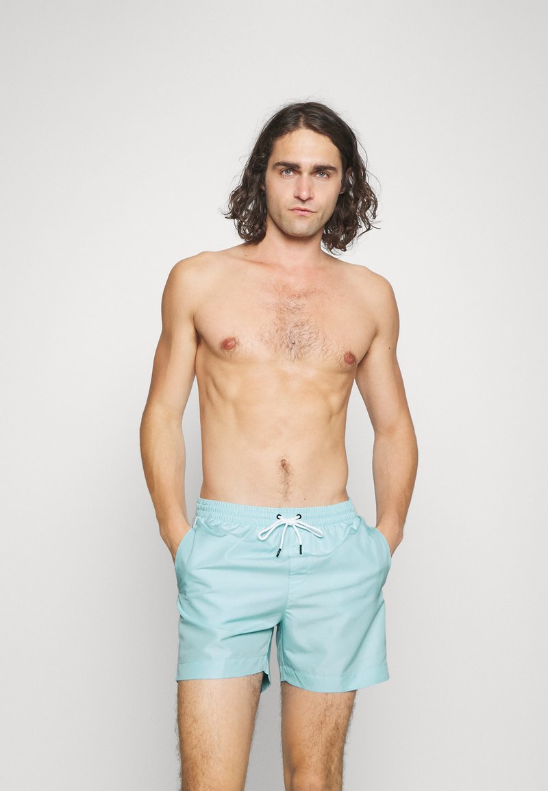 Calvin Klein Swimwear MEDIUM DRAWSTRING - Swimming shorts - blue ...
