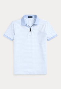 Polo Ralph Lauren CUSTOM SLIM FIT STRETCH MESH POLO SHIRT - Poloskjorter - office blue/white ...