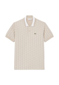 Lacoste Polo shirt - beige blanc-gi/sand - Zalando