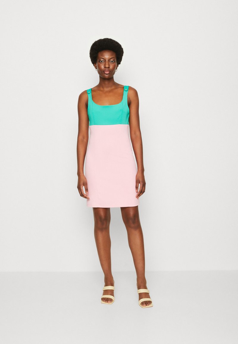 NAF NAF LEXI - Jerseykleid - vert tige/pixie rose/pink - Zalando.ch