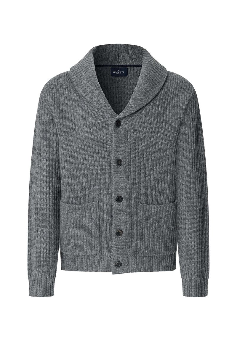 Hackett London Cardigan - granite grey/grey - Zalando