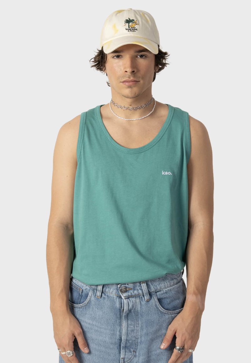 Kaotiko NATHAN - Top - duck blue/blauw-metallic - Zalando.nl