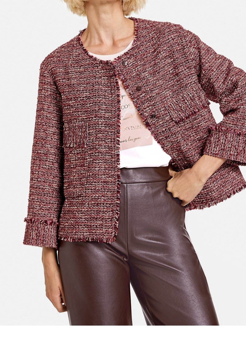 Gerry Weber Blazer - mottled red - (Pre-owned) - Zalando