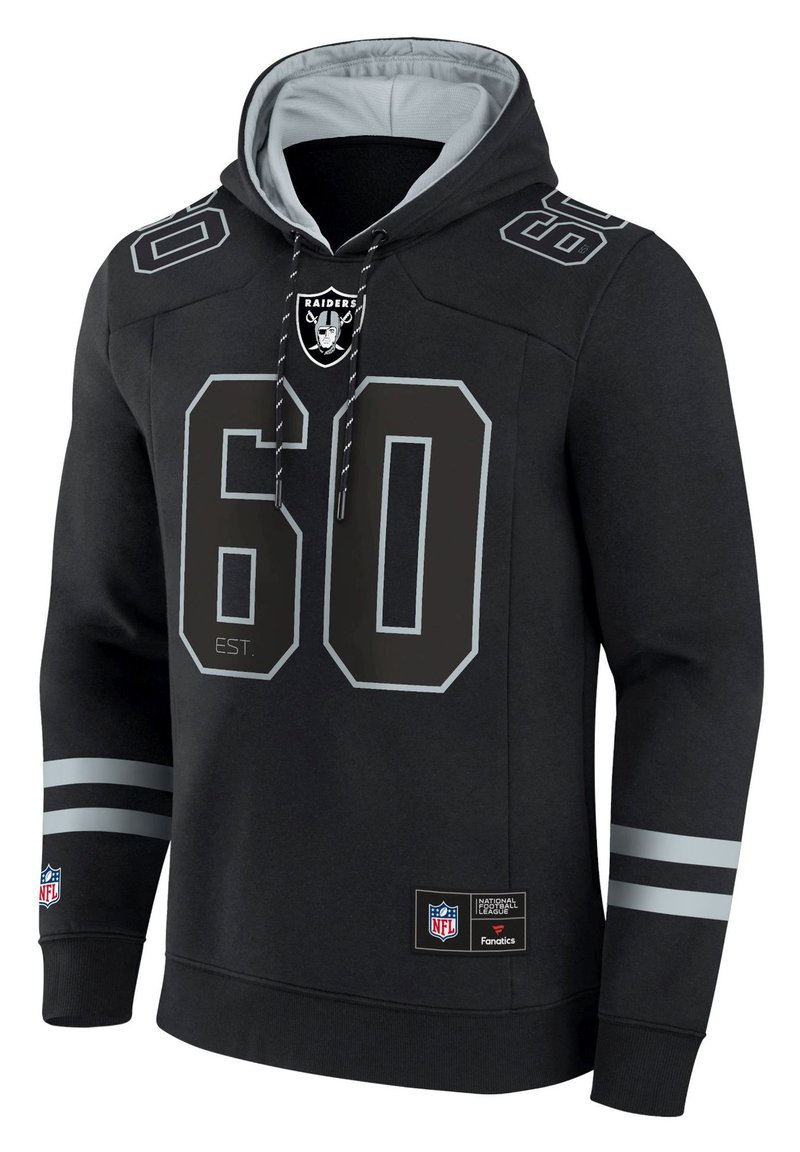 Fanatics NFL LAS VEGAS RAIDERS POH - Sweat zippé - black/sport gray ...