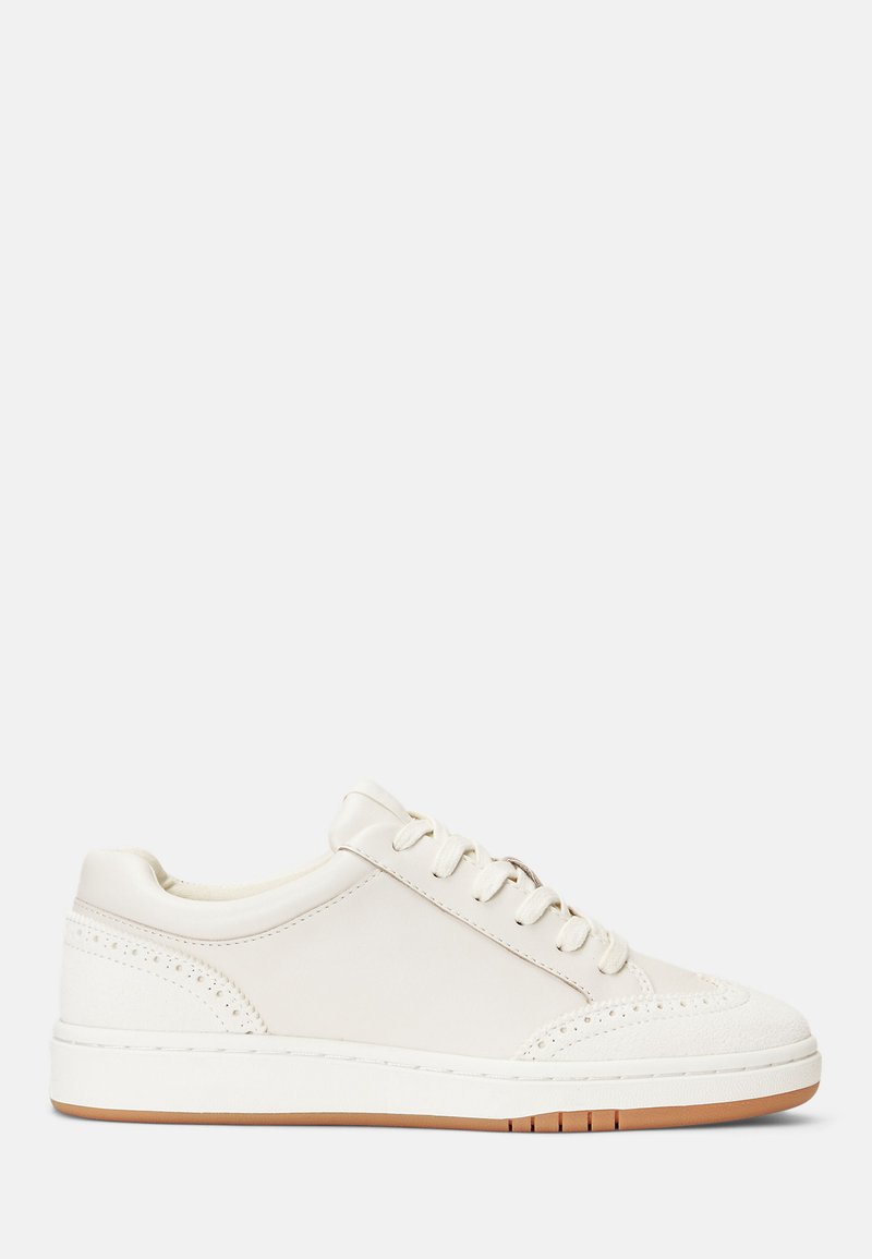 Lauren Ralph Lauren HAILEY WINGTIP TOP - Sneaker low - soft white/club ...