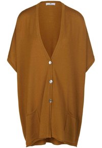 PETER HAHN Vest - ocker/mosterdgeel - Zalando.be