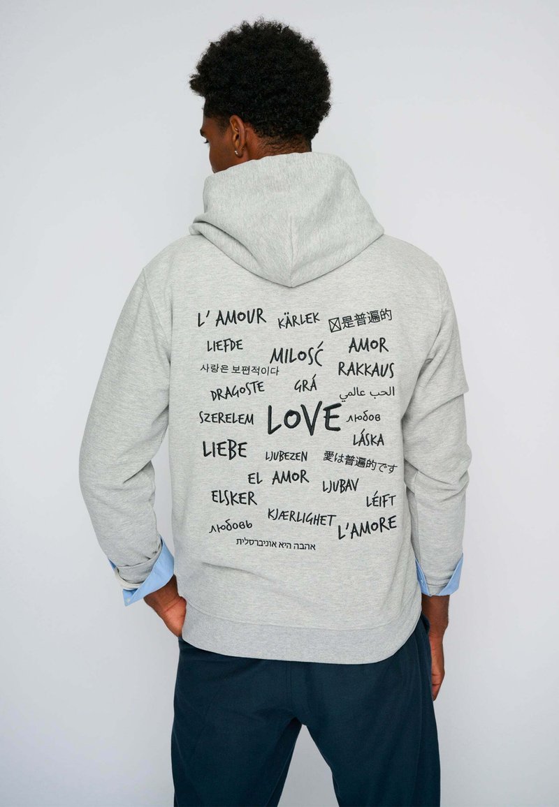 Mira Paris UNIVERSAL LOVE BACK EMBROIDERY UNISEX - Lukuga pusa - grey ...