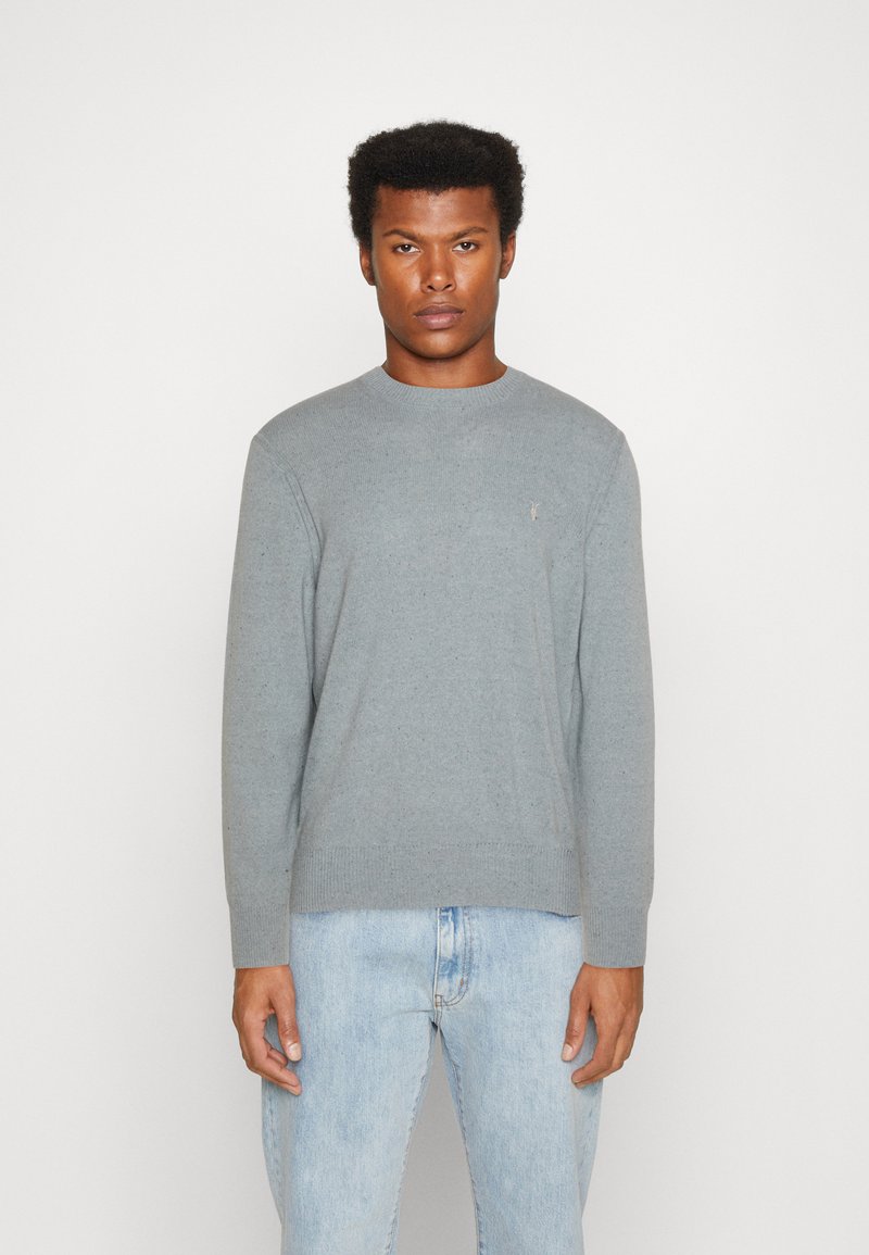 AllSaints BRICE CREW - Jumper - denim blue marl/light-blue denim - Zalando